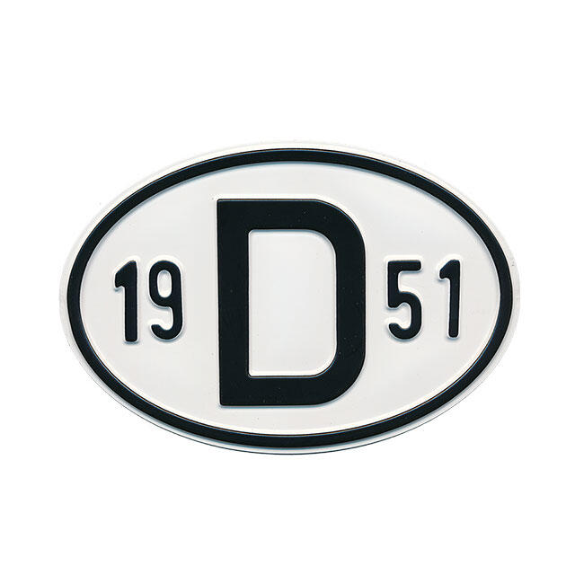 Volkswagen Beetle Bus Sign D 1951 – MrFiat