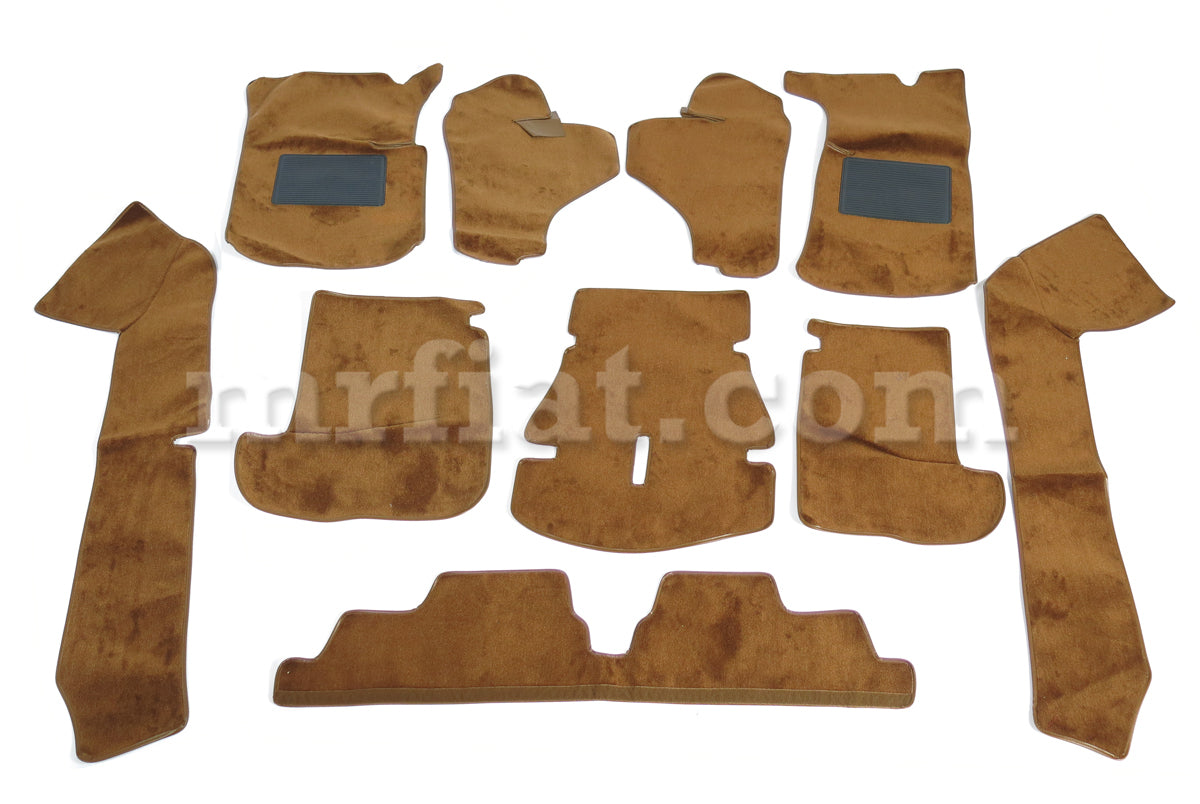 Alfa Romeo Spider Tan Carpet Set Console 1986-89 12 Pcs – MrFiat
