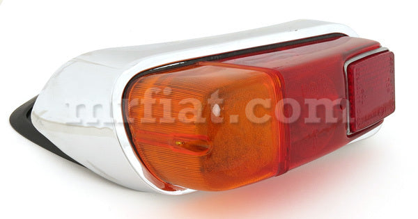 Fiat 600 D Chromed Plastic Right Rear Tail Light Scratched – MrFiat