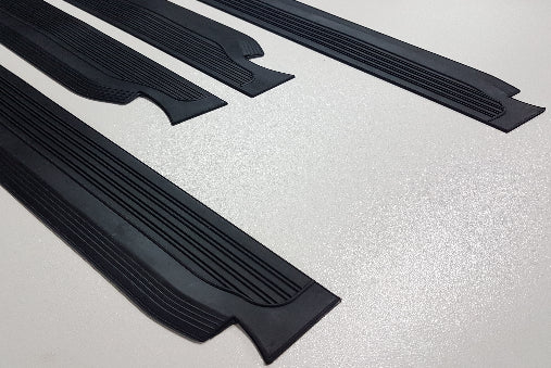 Mercedes W114 W115 Coupe Black Door Sill Rubber Set 2 Pcs – MrFiat